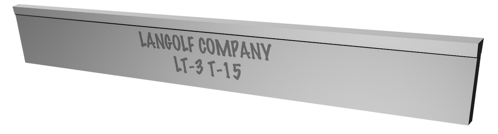 LT-1 Steel Tapered T-Type Cutoff Blade – Langolf Company, LLC